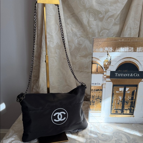 designet CC | Bags | Designer Cc Cloth Shoulder Bag With Match Pewter ...